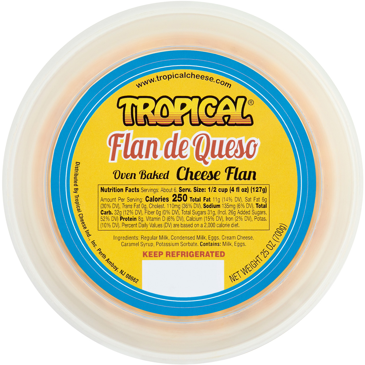 Cheese Flan - Tropical Cheese
